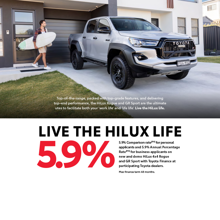 Hilux 4x4 GR Sport Double-Cab Pick-Up | Clintons Toyota